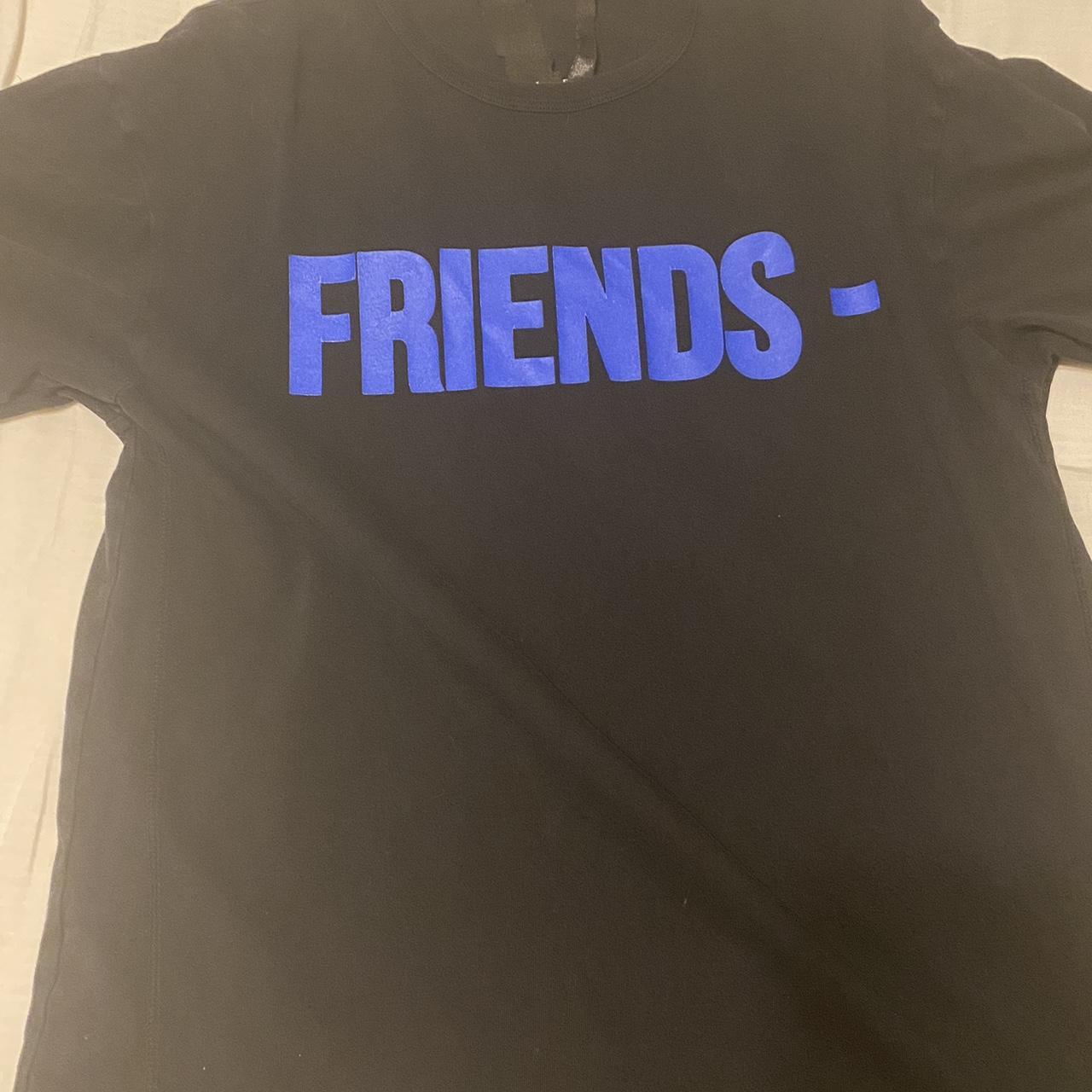 vlone friends- tee worn once never used it to its... - Depop