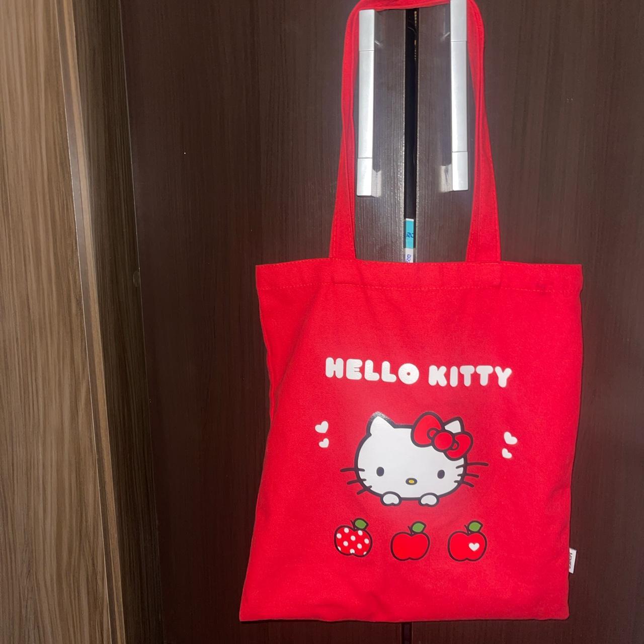 Red Hello Kitty Tote Bag. Brand new (just used a few... - Depop