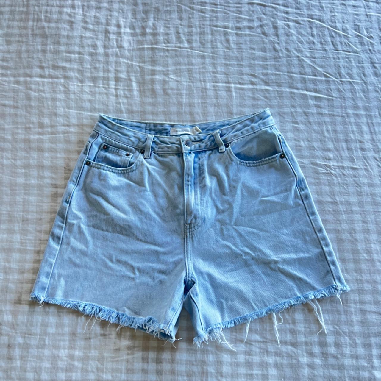 (PRODUCT ON HOLD) GLASSONS Denim Shorts - Light... - Depop