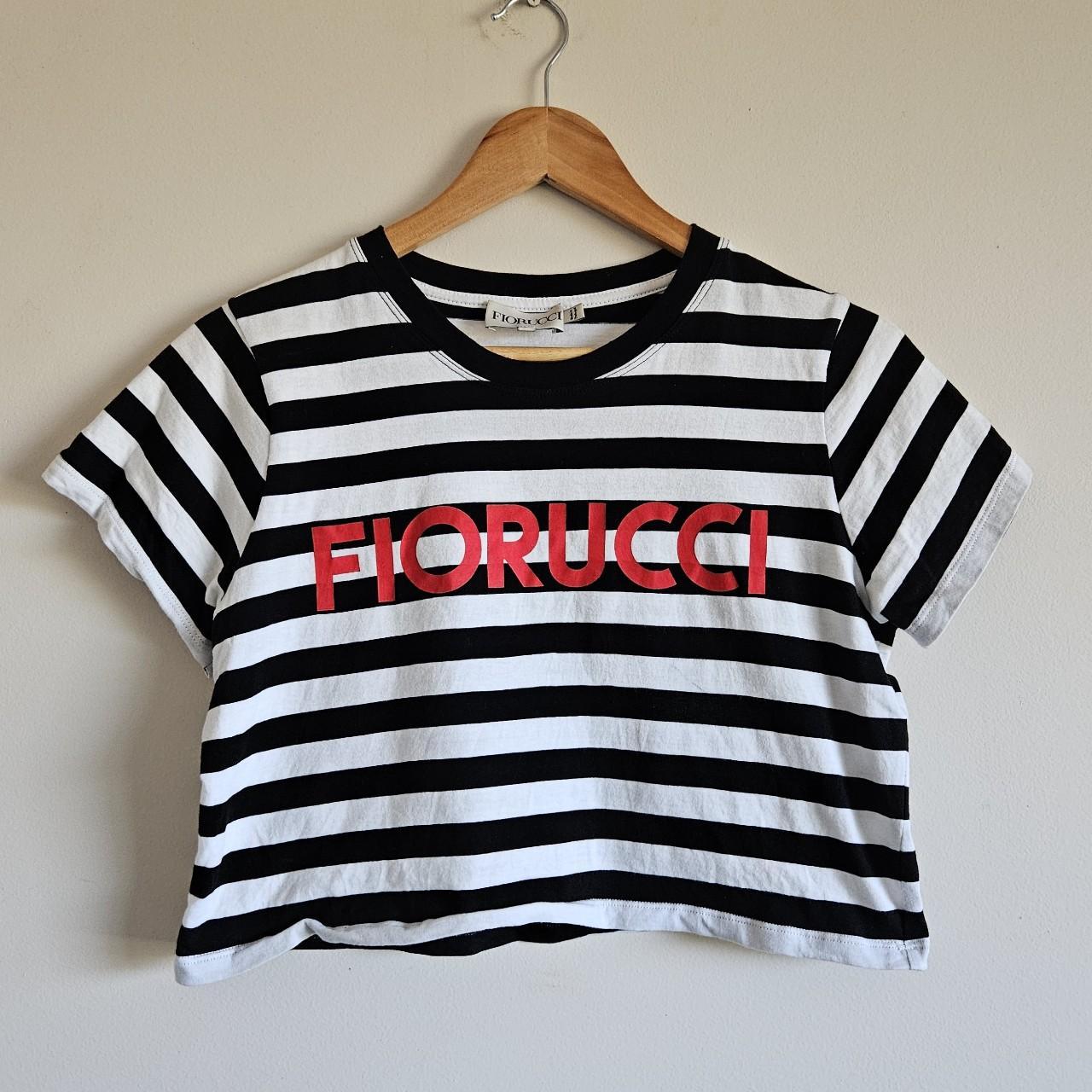 Fiorucci logo cropped tee, size M. Genuine Fiorucci... - Depop