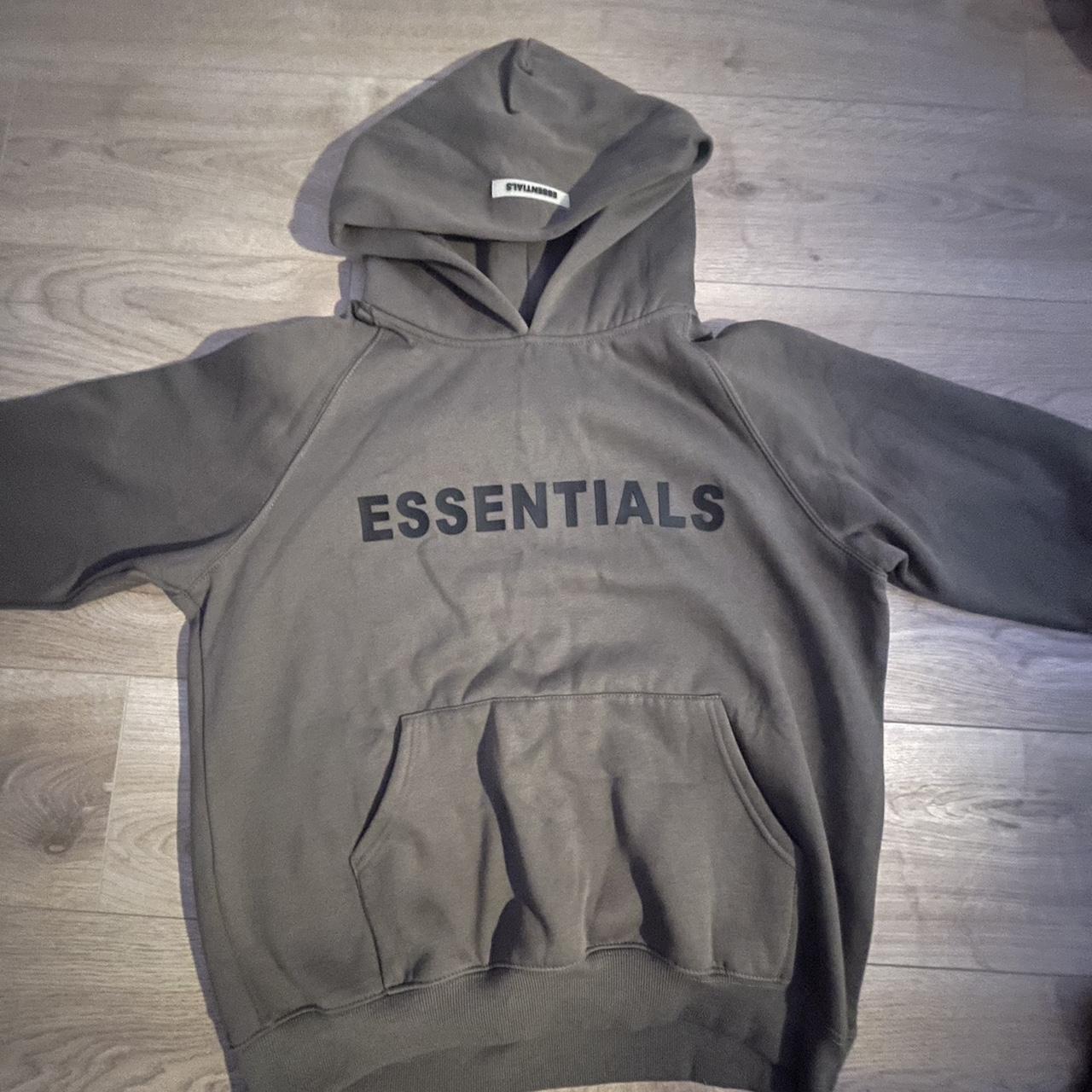 Olive Essentials Fear Of God jumper. - Depop