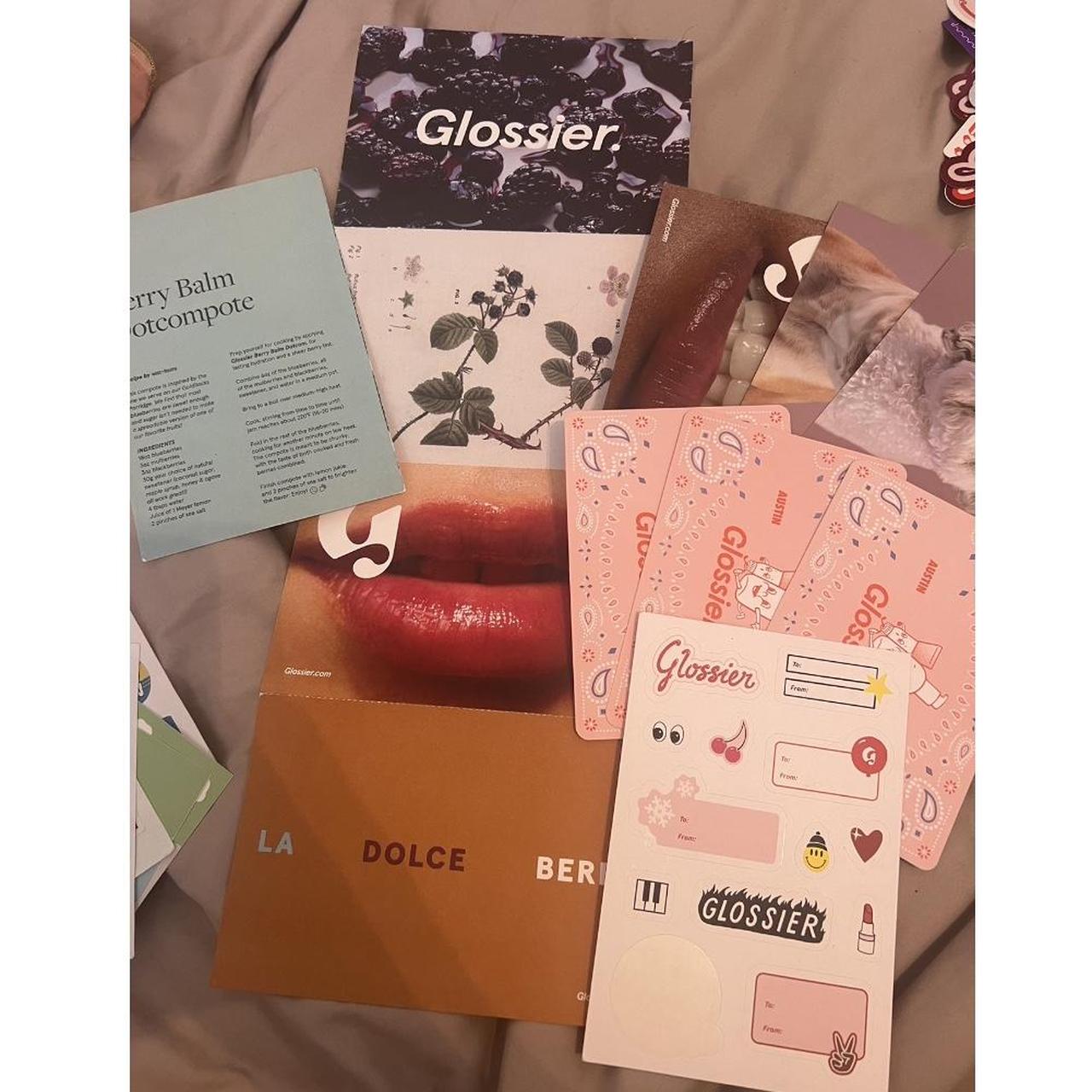 Glossier sticker sheets and post cards!! 😎 all post... - Depop