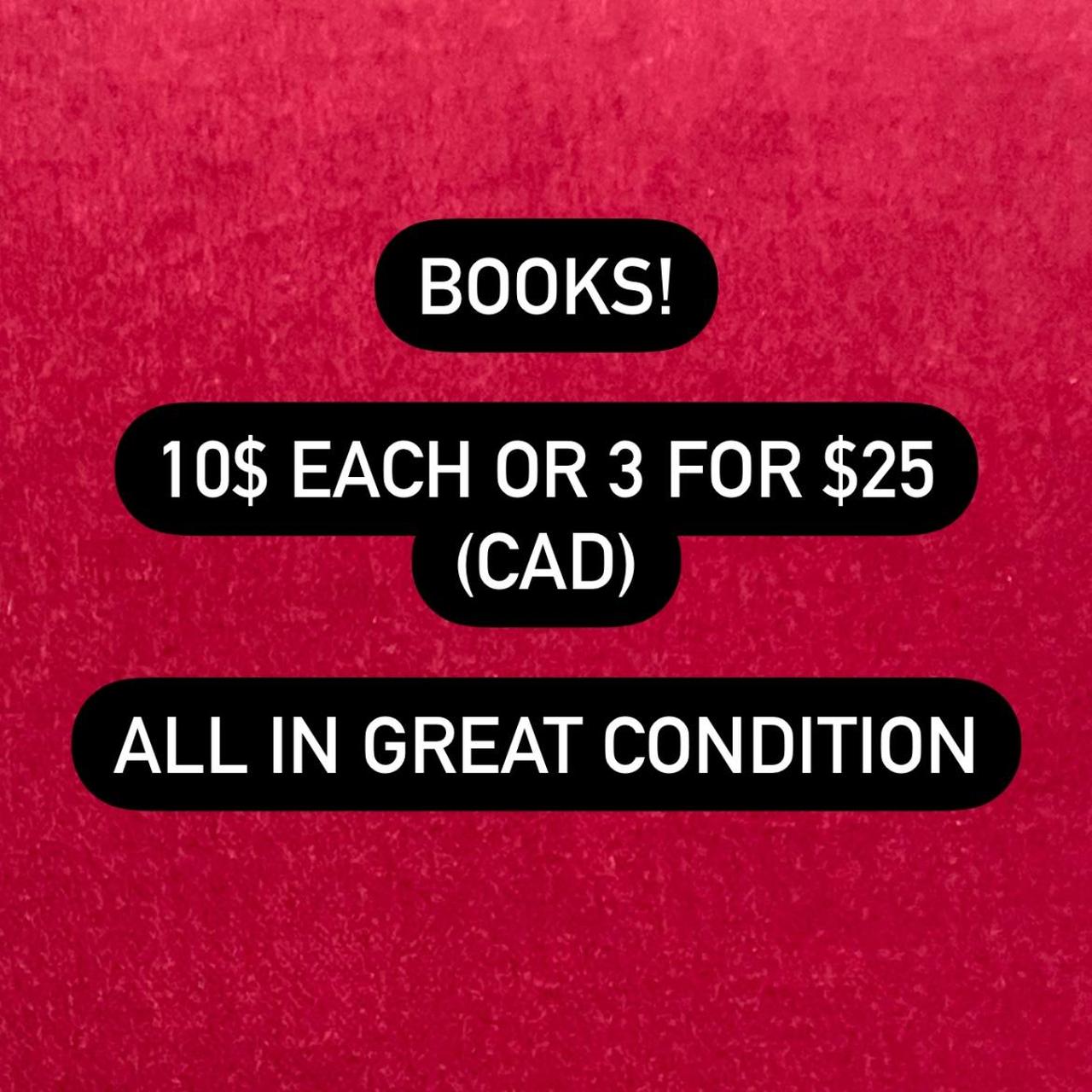 message me to order specific books! - Depop