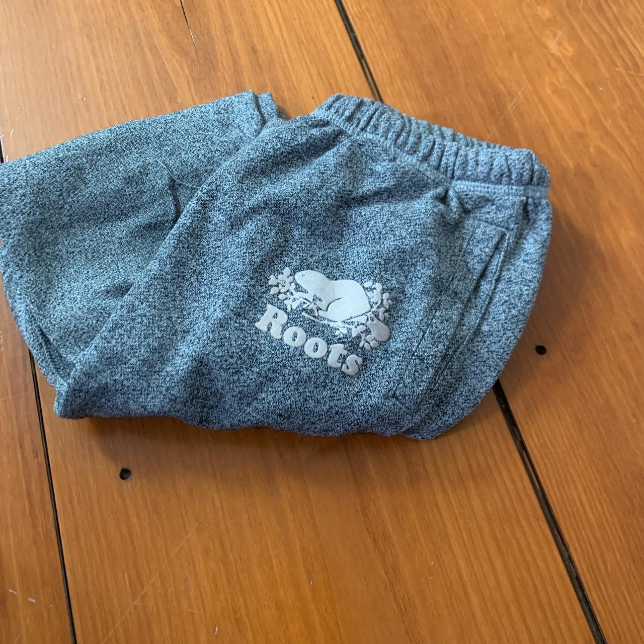 Roots Women's Grey and White Joggers-tracksuits | Depop