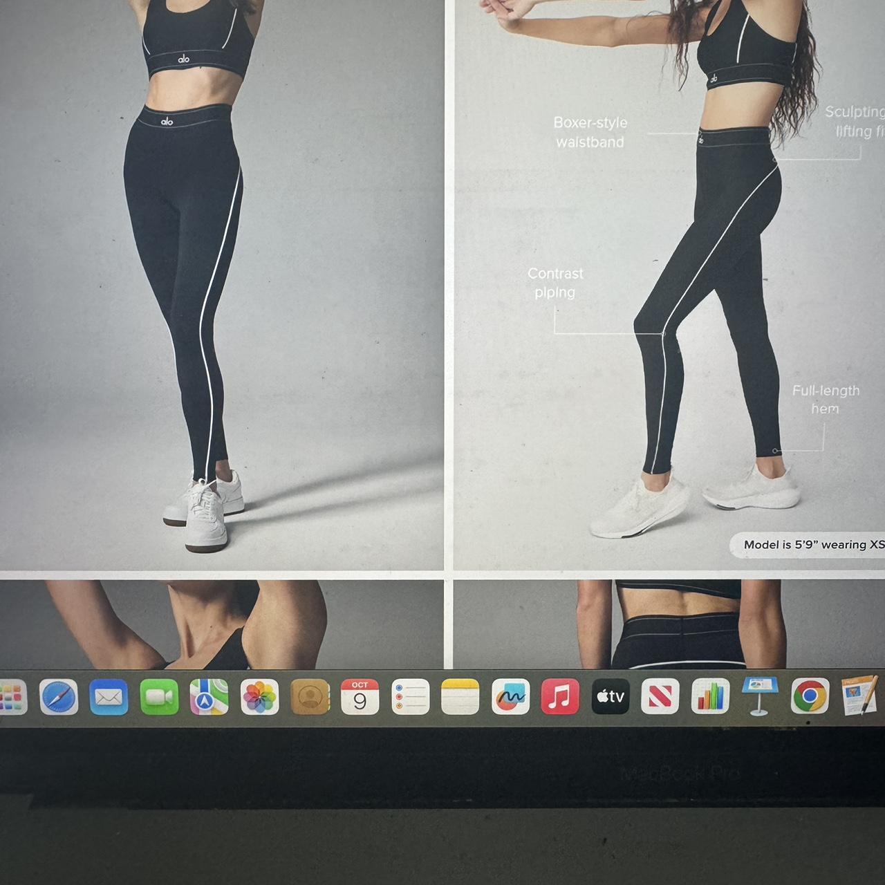 Alo yoga airlift high-waist suit up leggings. Worn... - Depop