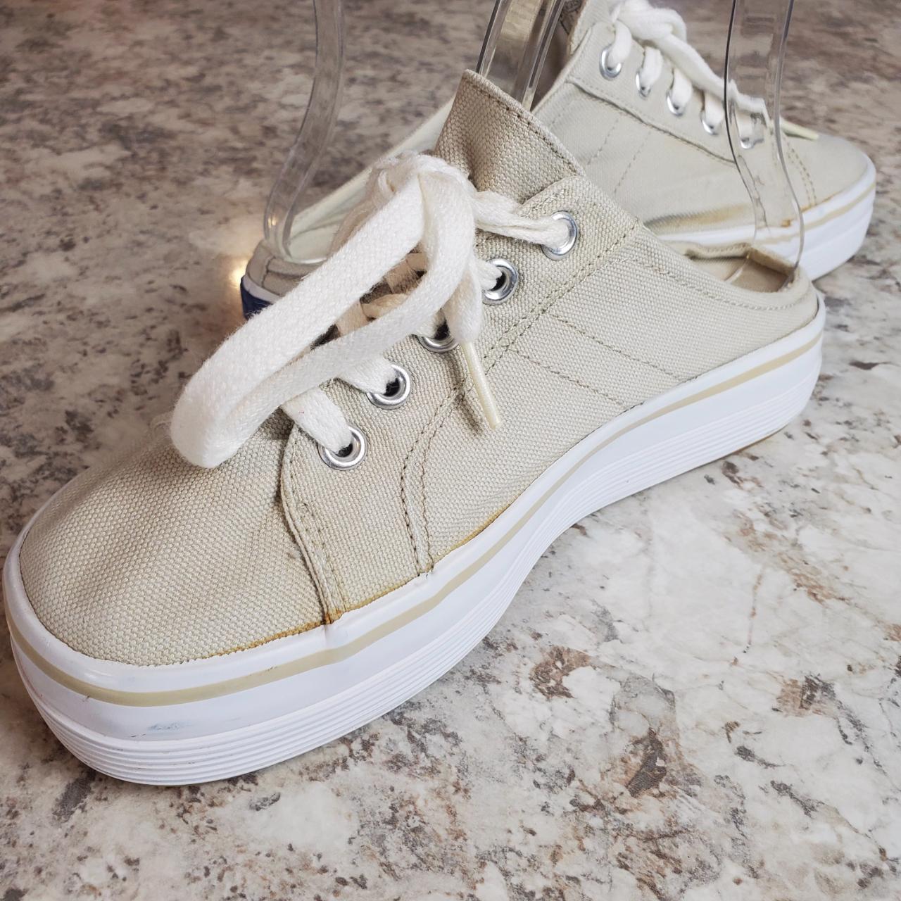 eds Canvas Slip-on Womens Tan/cream Colored... - Depop