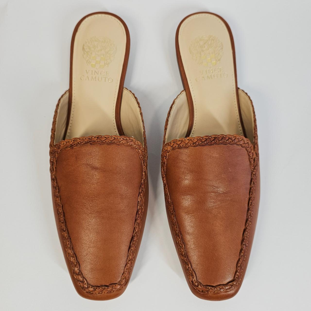 Vince Camuto x Almost Ready Braided Mules - Plenda... - Depop