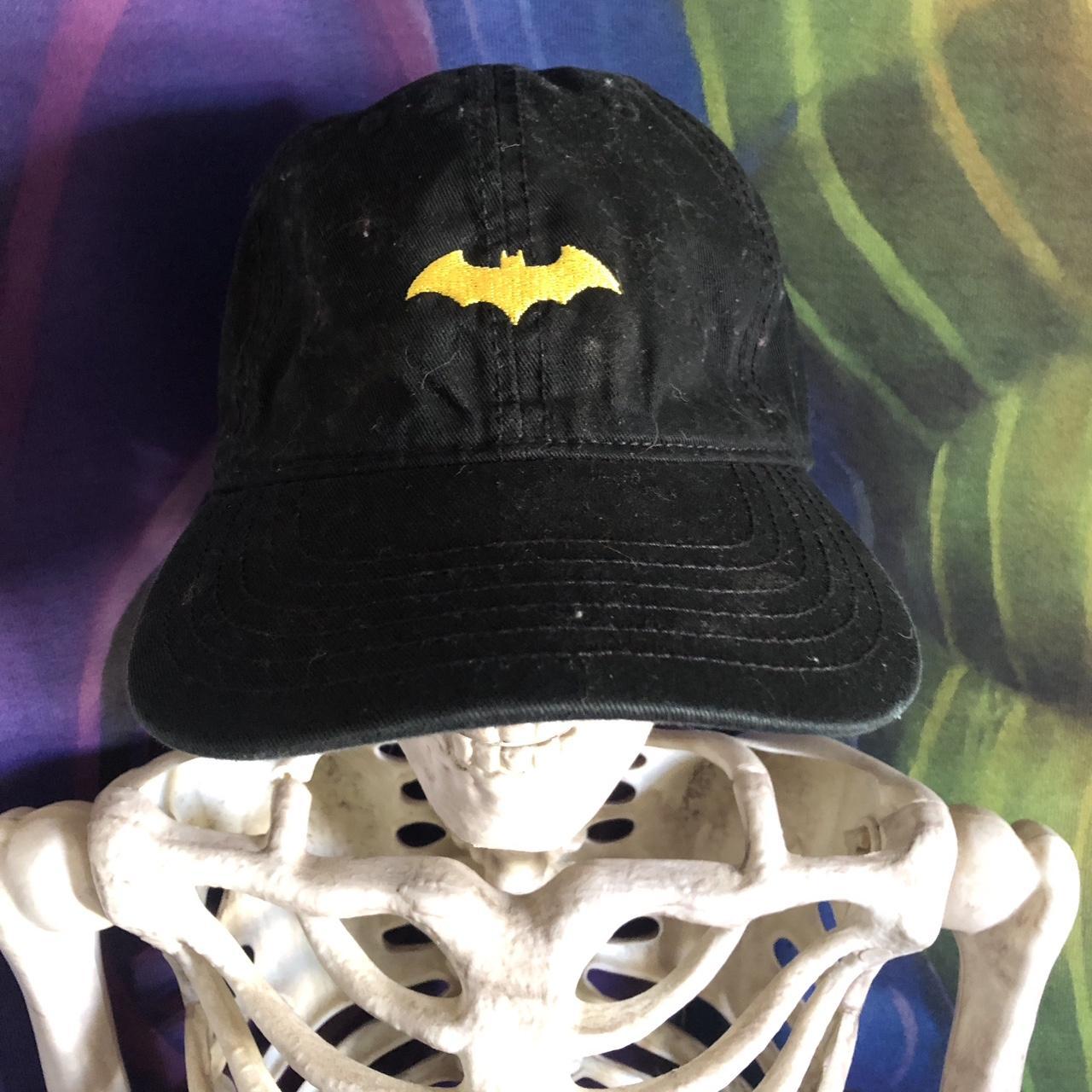 Vintage Batman cap Fits like large 4” deep 4”... - Depop