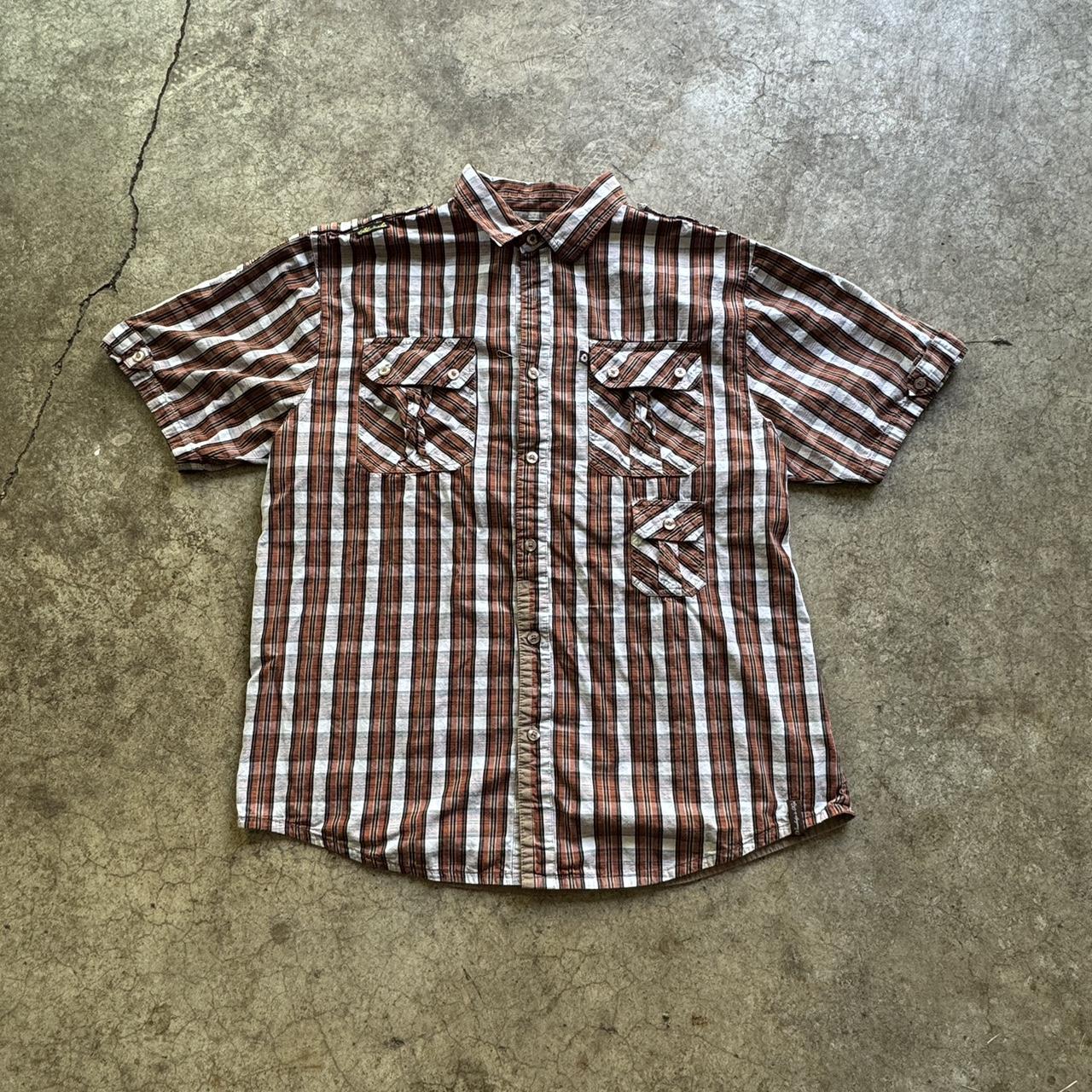 AKDMKS Y2K Button Up Shirt. Size... | Depop