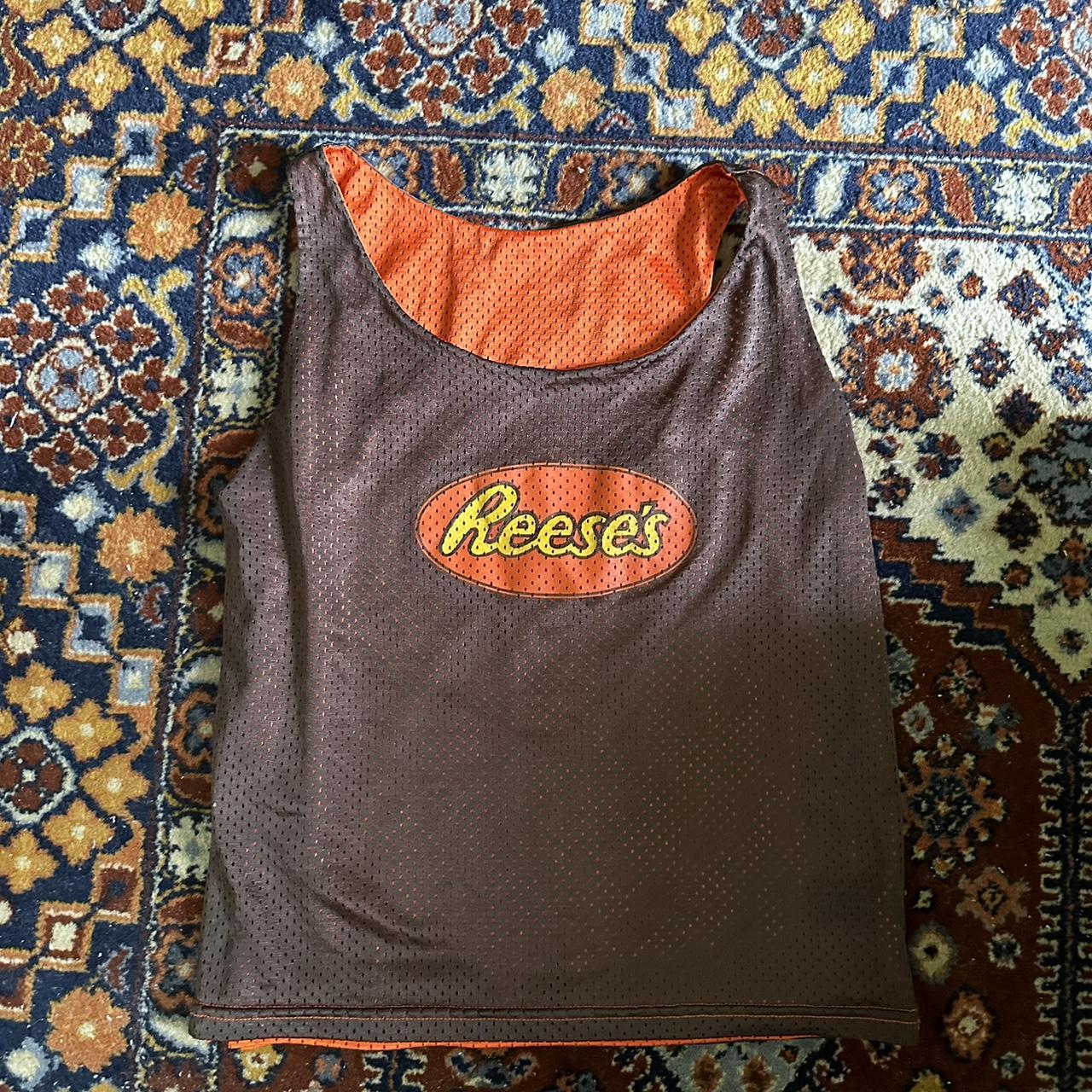 Reese’s reversible mesh pinny - Depop