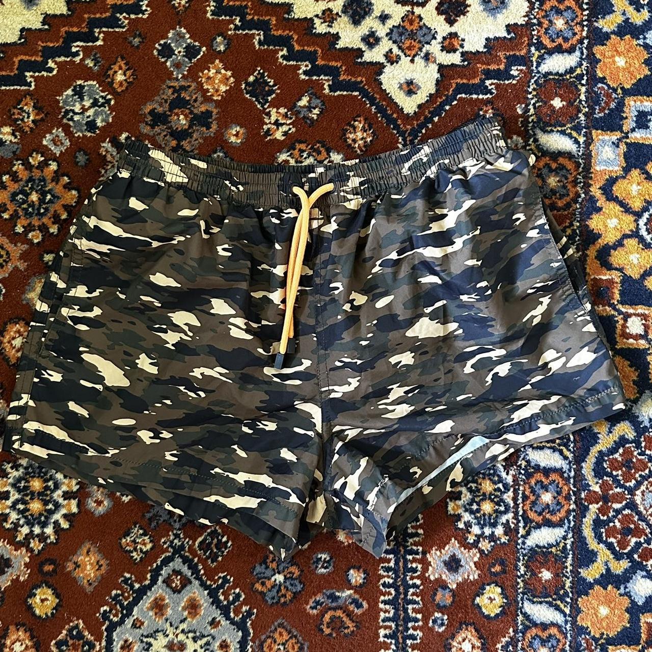 Camo short swimsuit | Depop