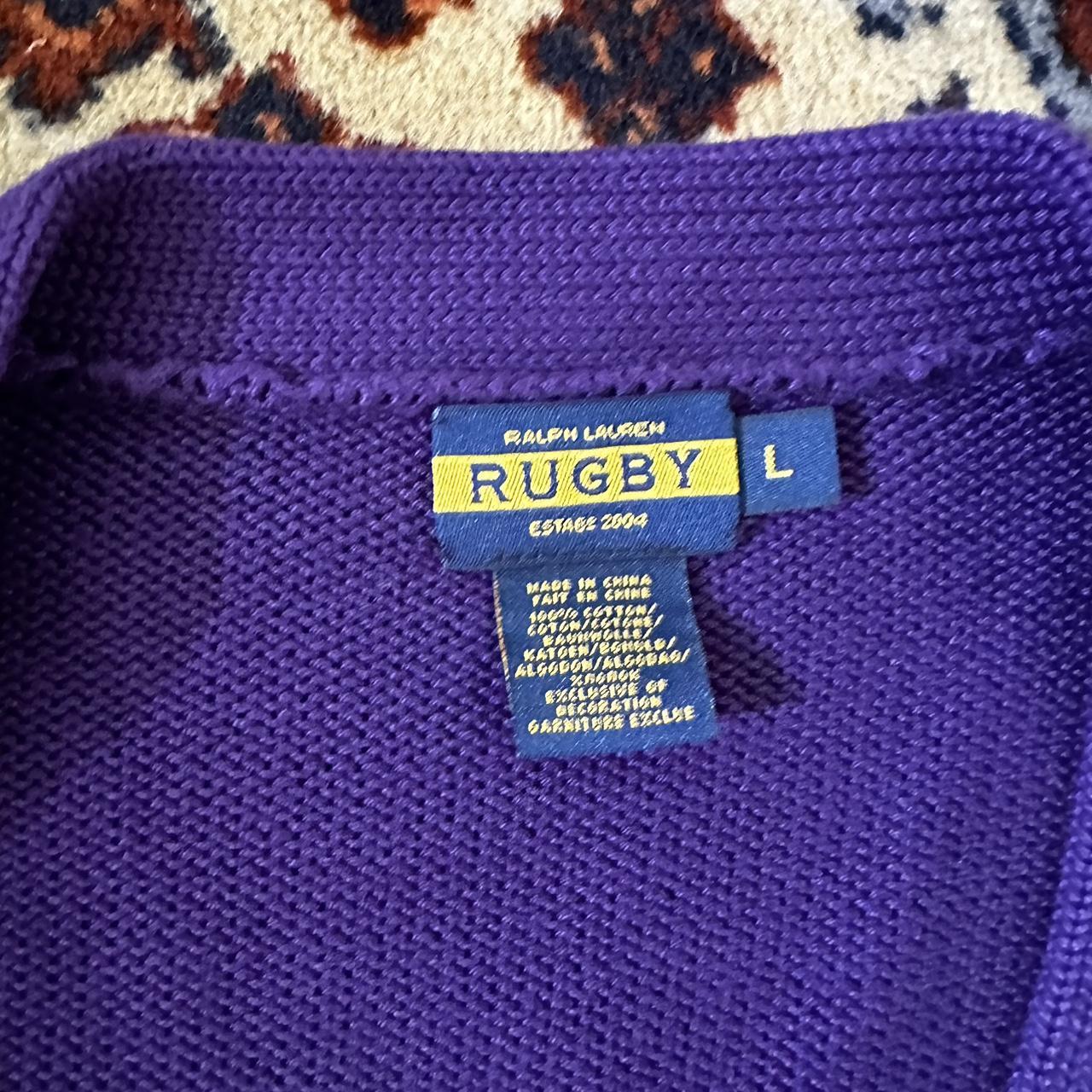 POLO RUGBY letterman cardigan - Depop