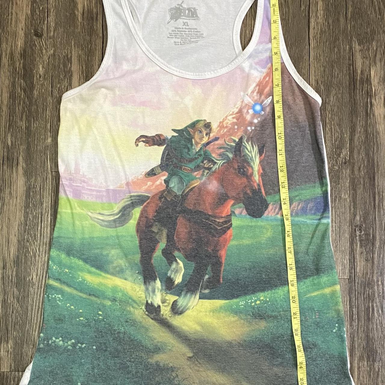 Legend of Zelda Link Navi Epona Video Game N64 Tank... - Depop