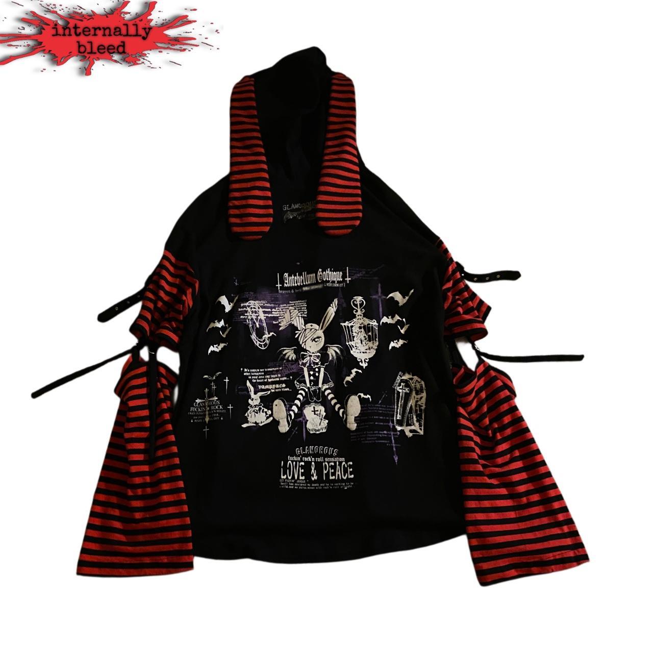 maris rock bunny ear hoodie pretty cool stuff and... - Depop