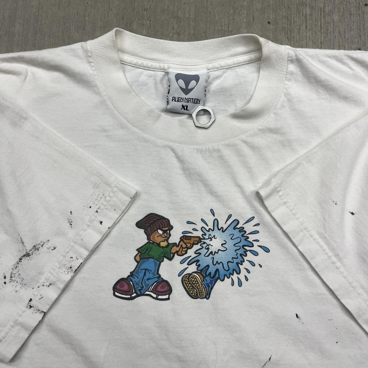 90’s Alien Nation JNCO Style T-Shirt Size... - Depop