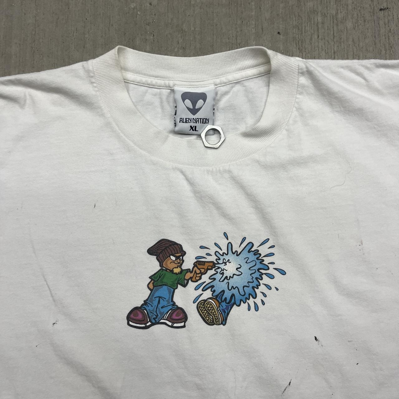 90’s Alien Nation JNCO Style T-Shirt Size... - Depop