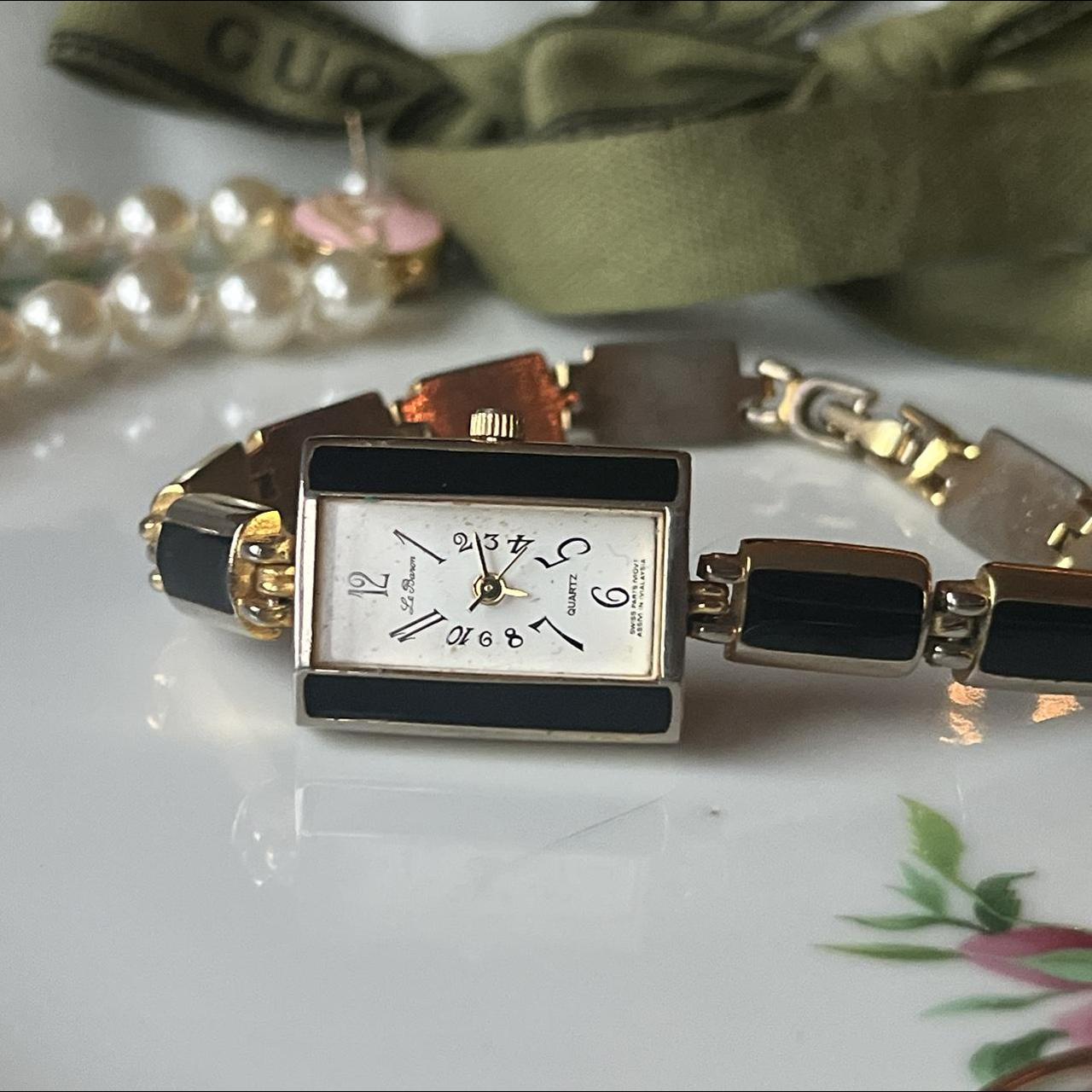 ୨୧ Vintage Le Baron Watch ୨୧ ୨୧ Info ⬎ Size: 6-7 -... - Depop