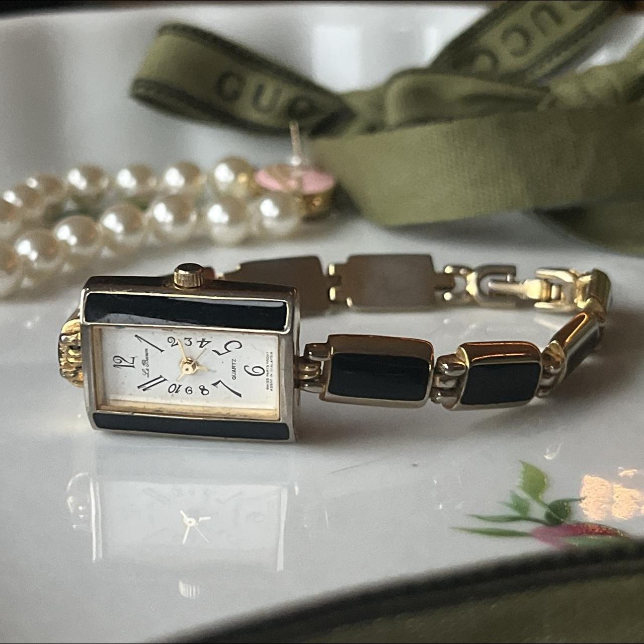 ୨୧ Vintage Le Baron Watch ୨୧ ୨୧ Info ⬎ Size: 6-7 -... - Depop