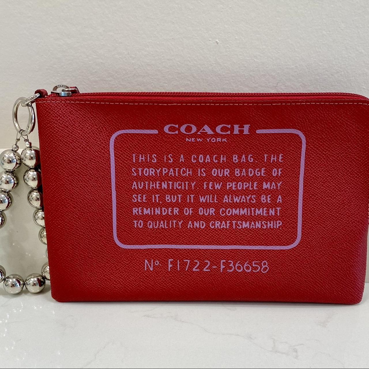 Stunning coach story patch clutch! In excellent... - Depop