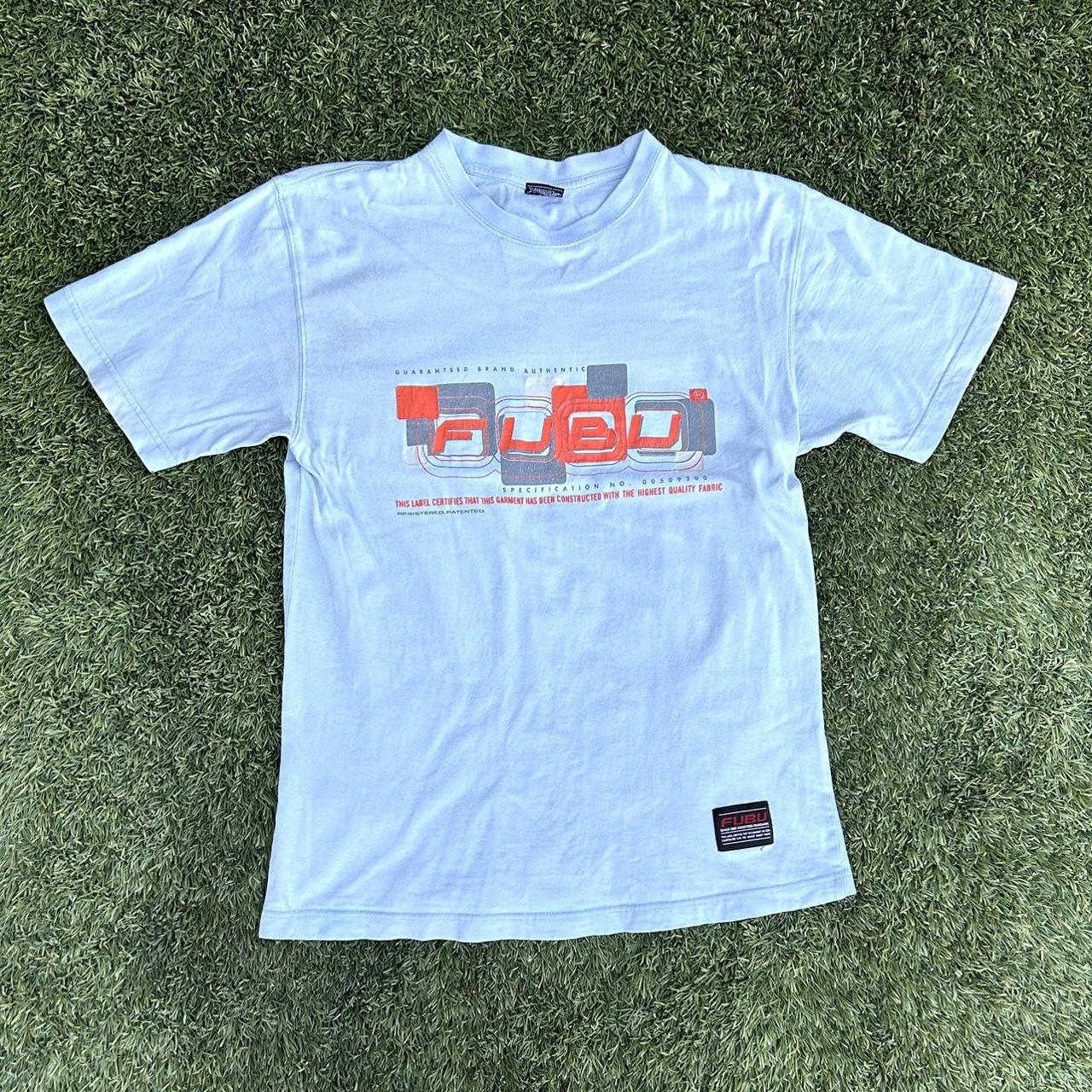 Y2K Fubu T-Shirt - Large - L:26 W:19 #depop... - Depop