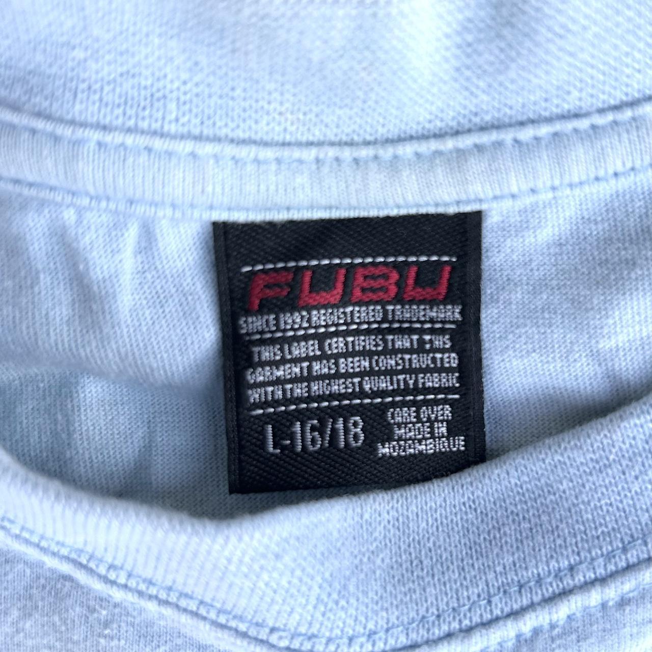Y2K Fubu T-Shirt - Large - L:26 W:19 #depop... - Depop