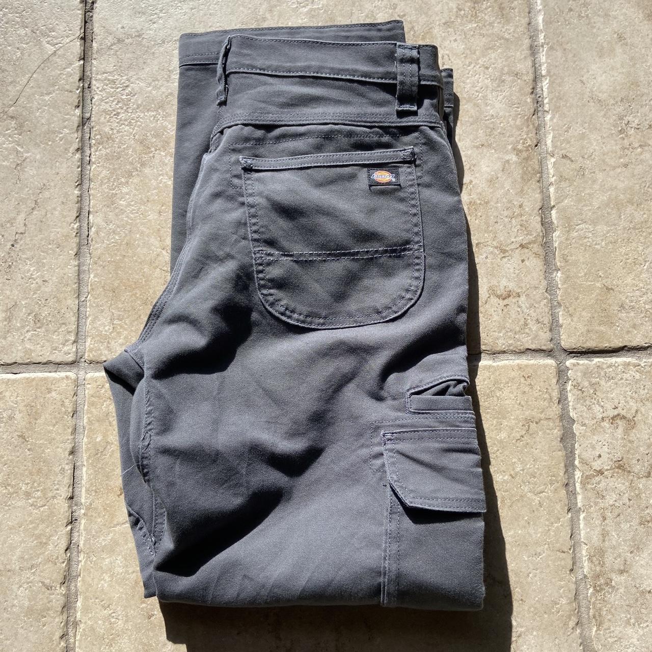 Grey dickies flex cargo pants 32x32 brand new... - Depop