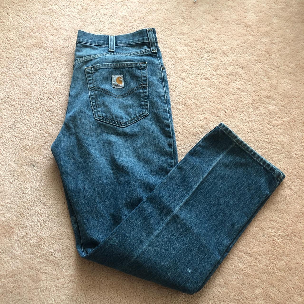 carharrt jeans Good for outfits and just regular... - Depop