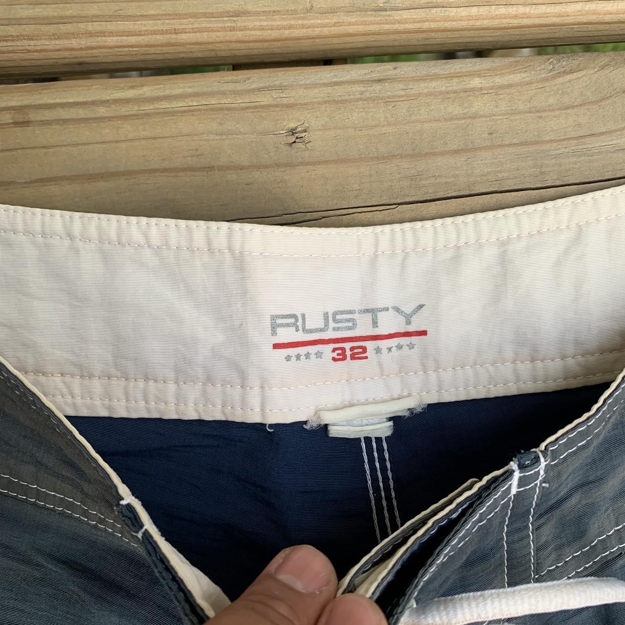 Y2K Rusty Swimming Trunks Size 32 GREAT... - Depop