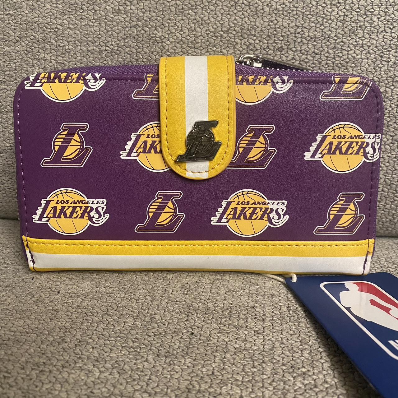 Loungefly Women's Yellow and Purple Wallet-purses | Depop