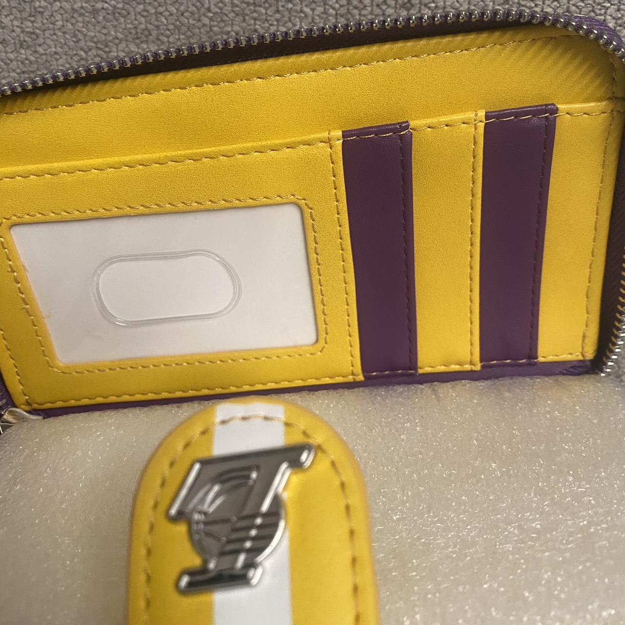 Loungefly Women's Yellow and Purple Wallet-purses | Depop