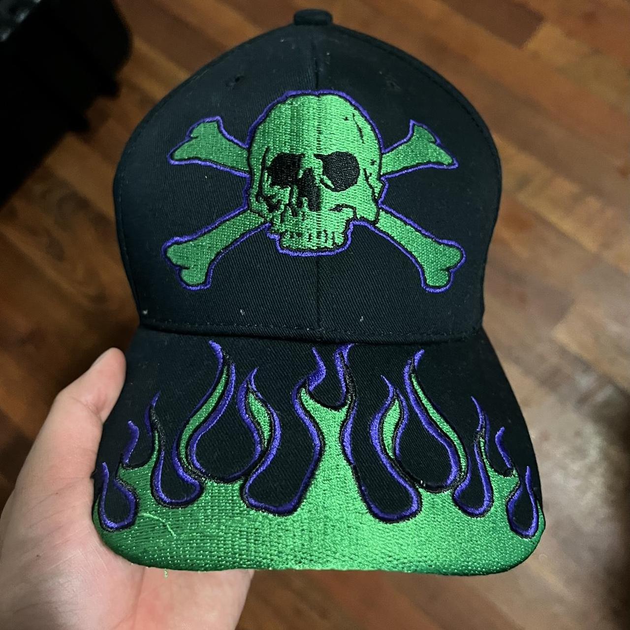 Vintage grave digger hat Strap back Great condition - Depop