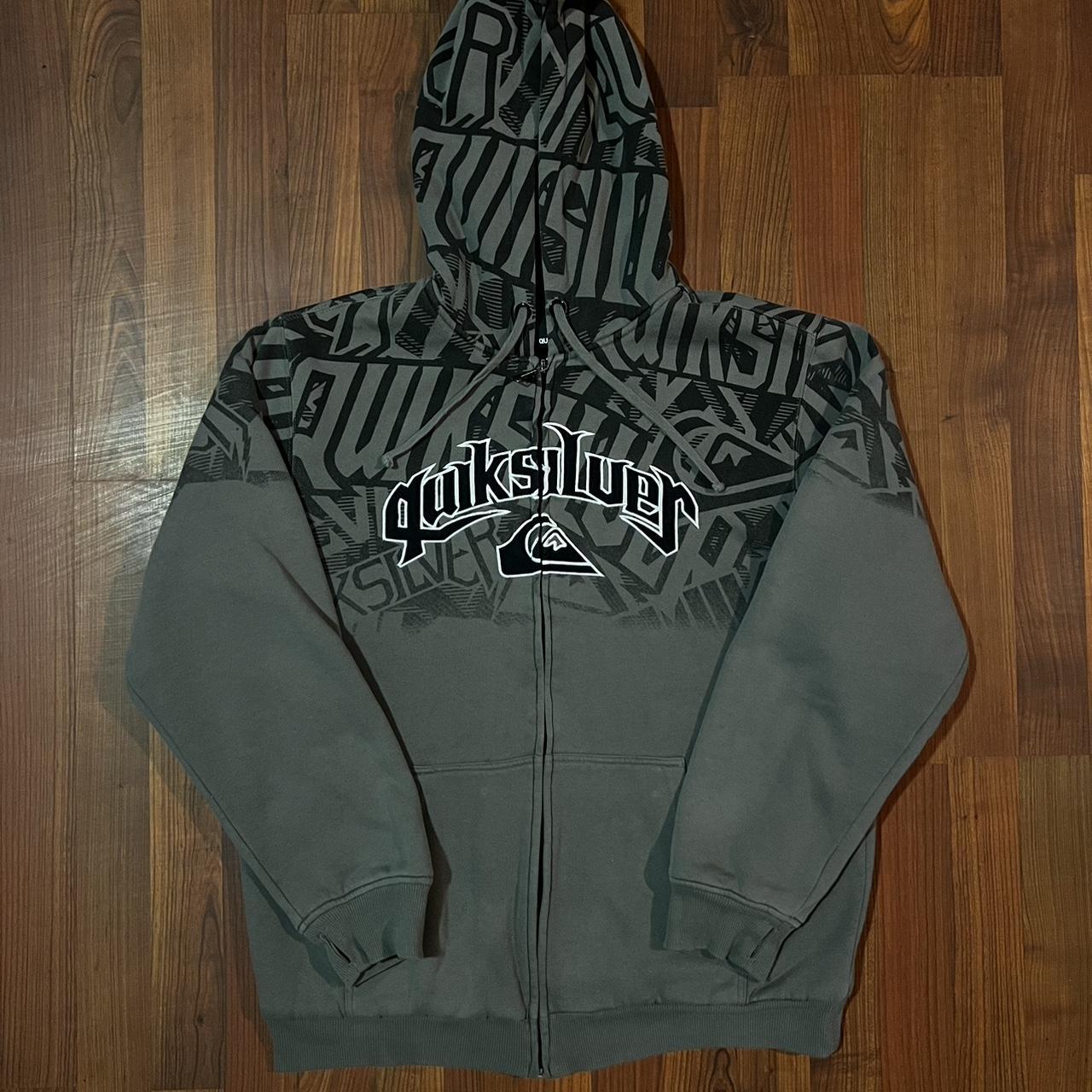 Vintage quicksilver zip up Size large Great condition - Depop