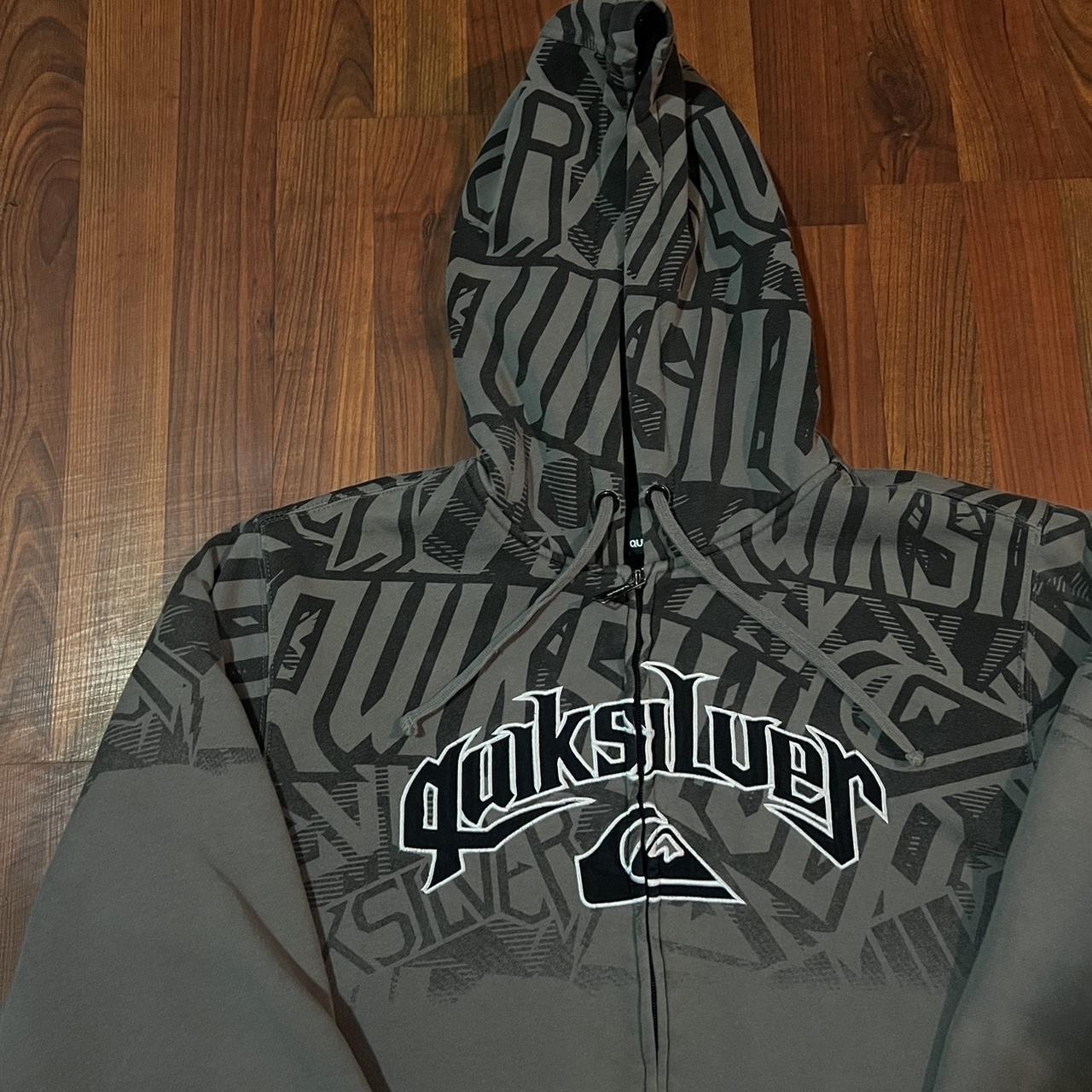 Vintage quicksilver zip up Size large Great condition - Depop