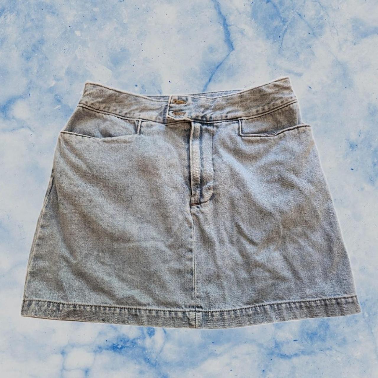 Vintage Old Navy Jean Skirt Mini Skirt Reaches Depop