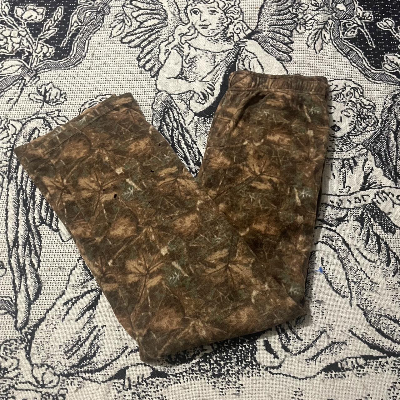 Vintage realtree camo pajama pants -tint holes only... | Depop