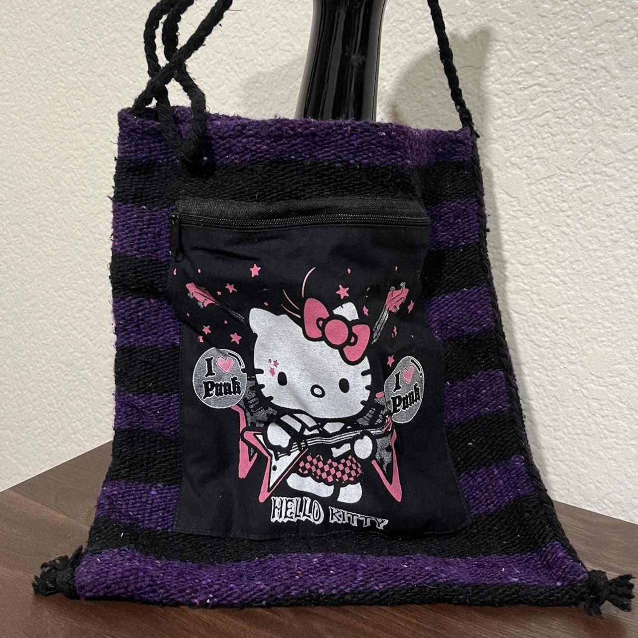 Hello kitty punk bag 🐱 over the shoulder bag... - Depop