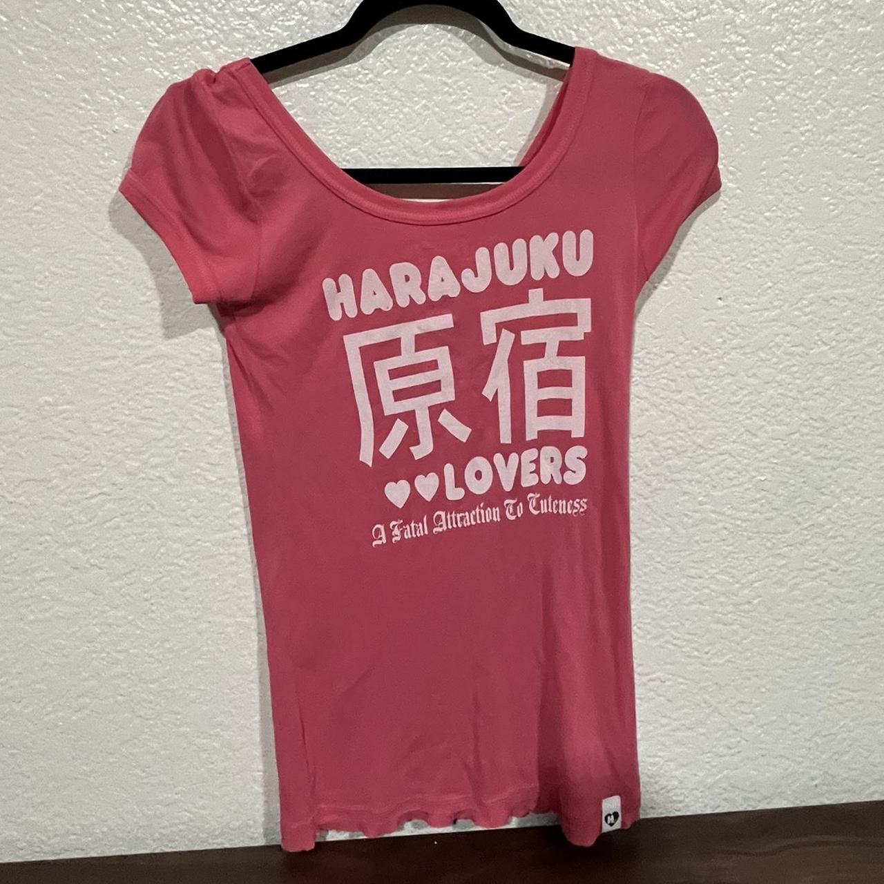 Harajuku t shirt 🐱 Size medium no rips or stains... - Depop