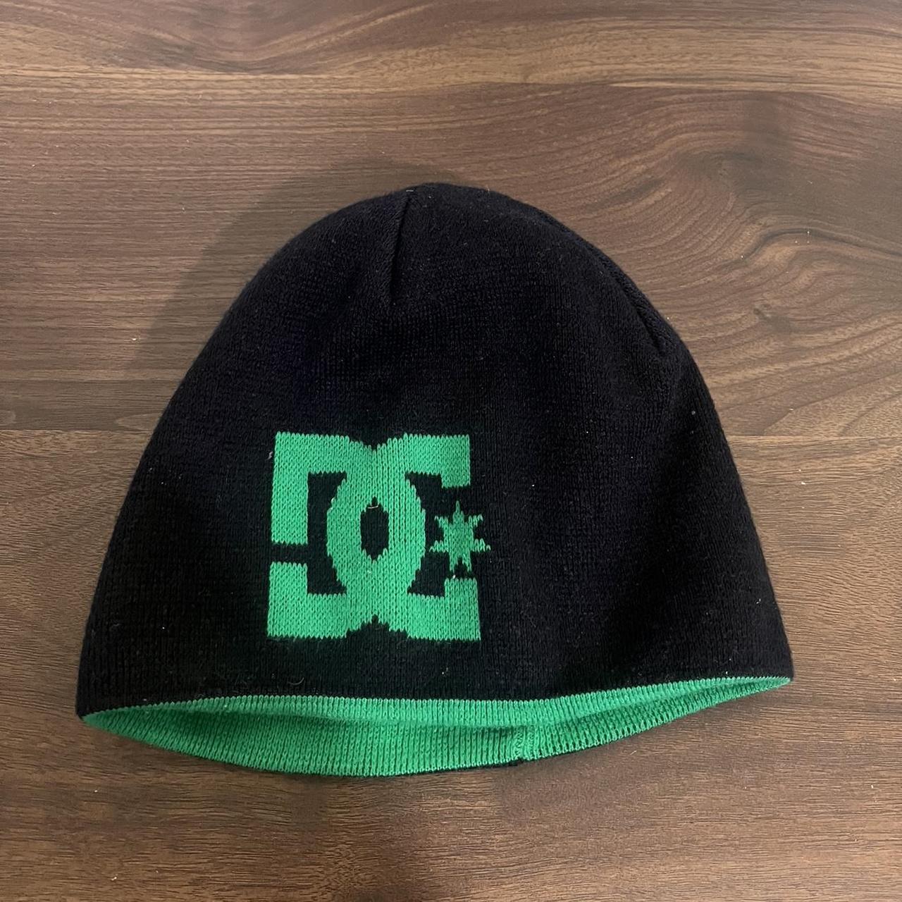 Dc beanie 🐱 Good condition #dc #dcbeanie #beanie... - Depop
