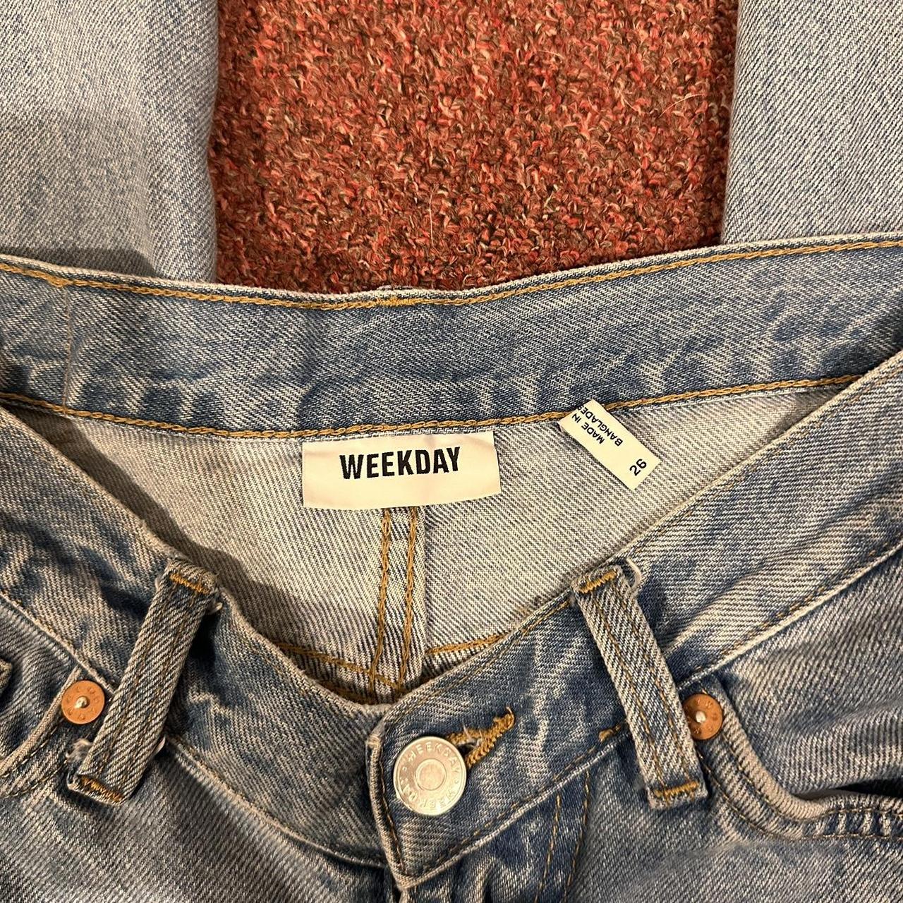 Weekday twin v front jeans W26 true to size Great... - Depop