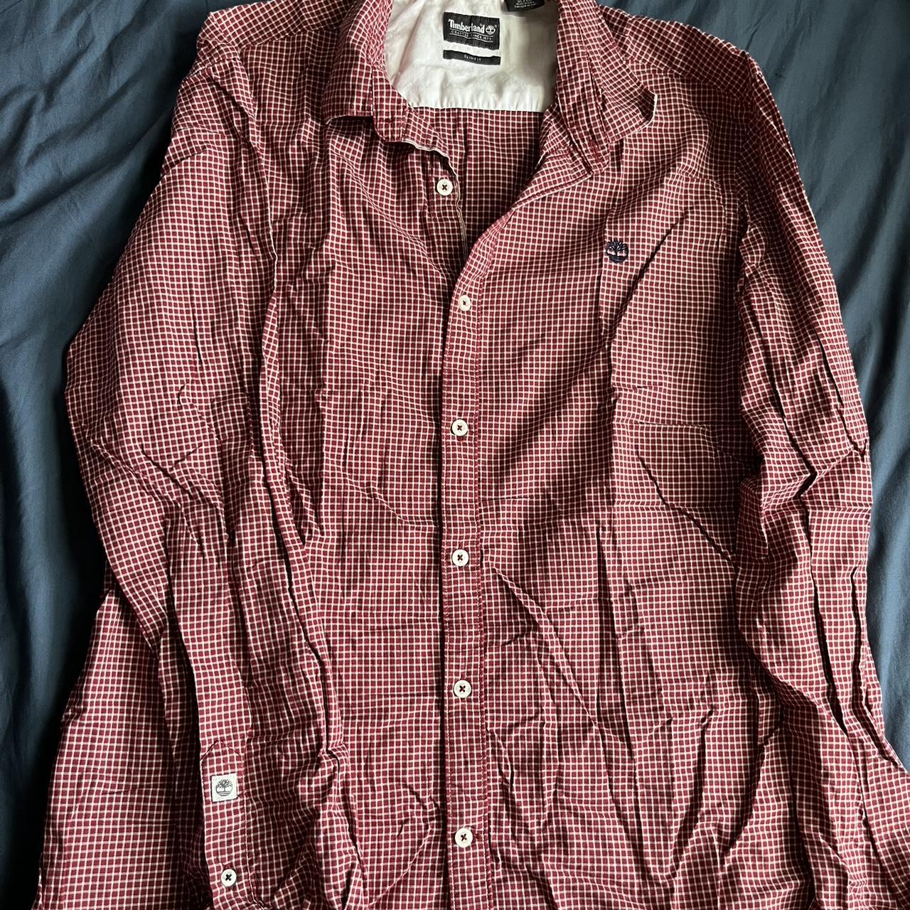 Timberland long sleeve lumberjack style shirt - used... - Depop