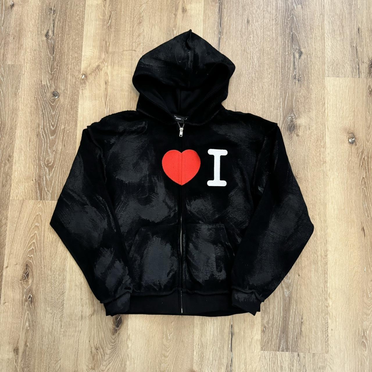 FaitParLui x Bishopp “I ️” French Terry Inside Out... - Depop