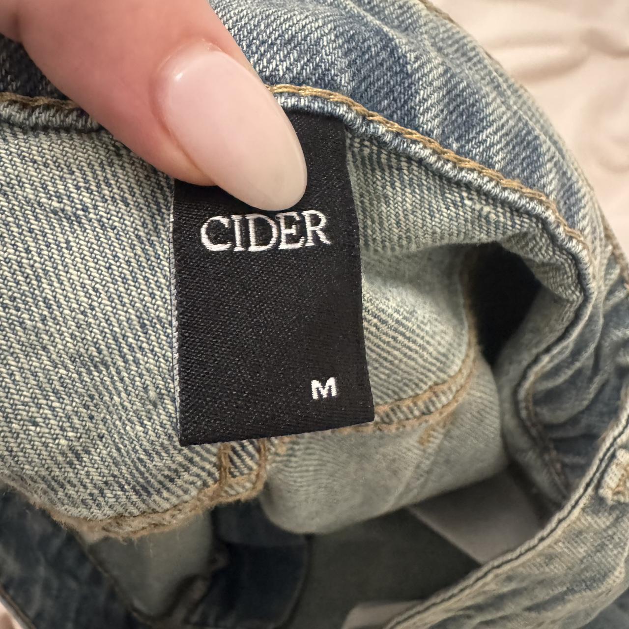 Baggy Denim low rise bowknot wide leg jeans Brand... | Depop