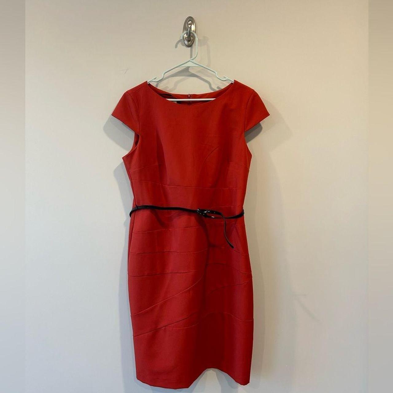 Dark orange sheath dress Dark orange sheath dress | Depop
