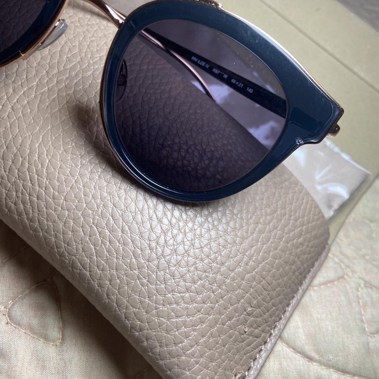 MAX MARA SUNGLASSES Round frame sunglasses with... - Depop