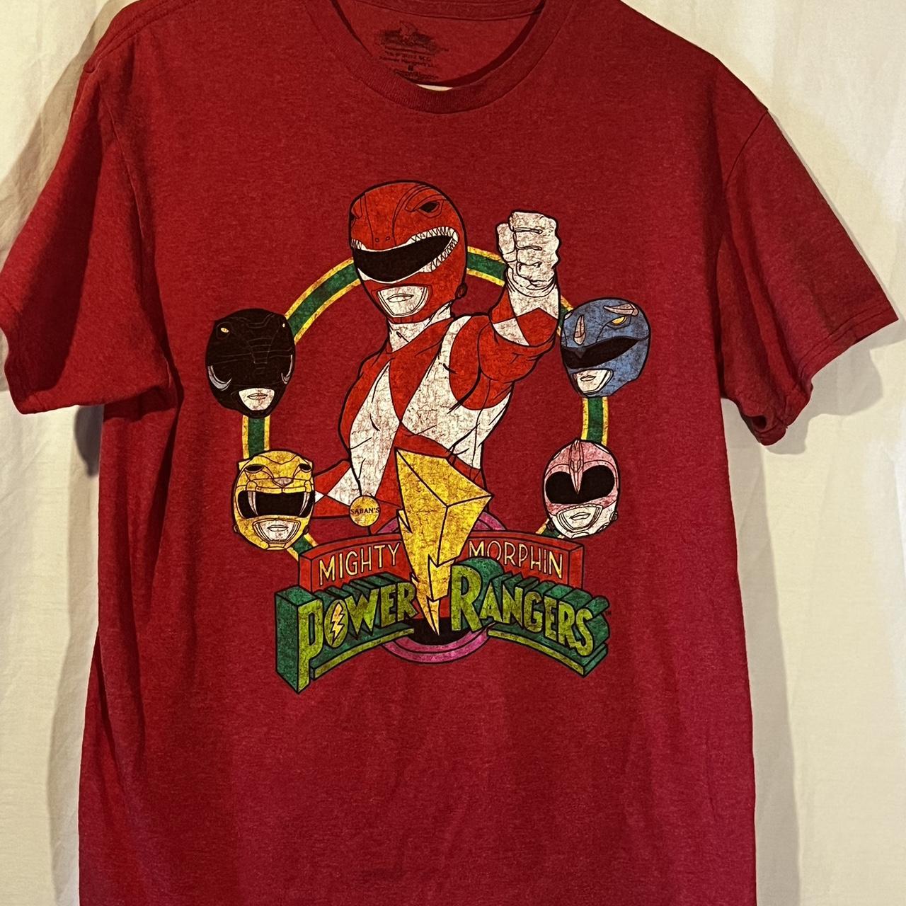 Power rangers tshirt Signs of wear on the logo but... - Depop