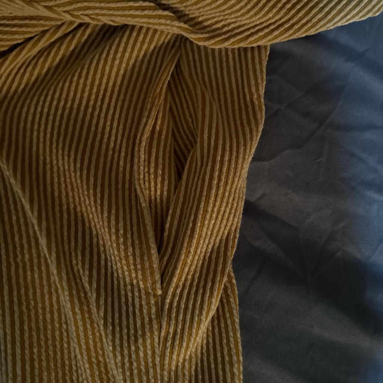 cherish yellow striped sweater dress - size:... - Depop