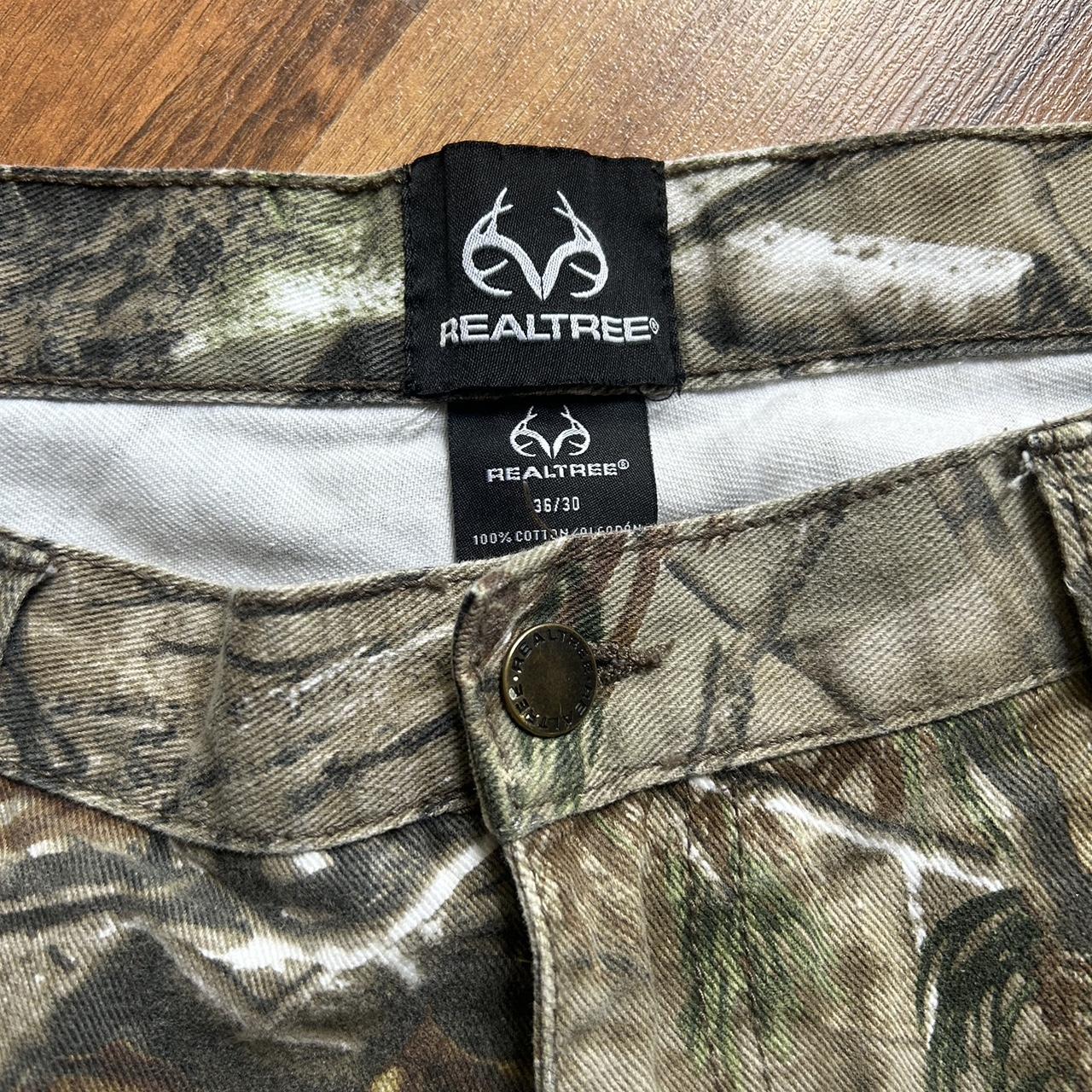 Real tree camo jeans 36/30 but fit like... - Depop