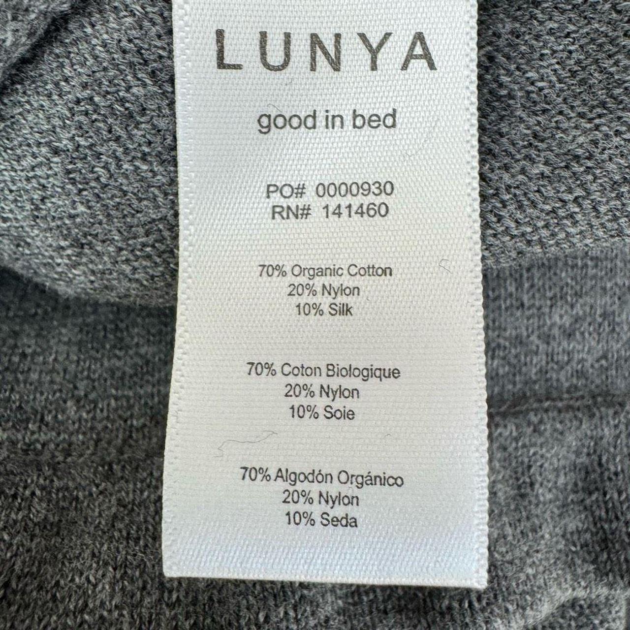 LUNYA Pants restful grey Pull On Cozy Cotton Silk... - Depop