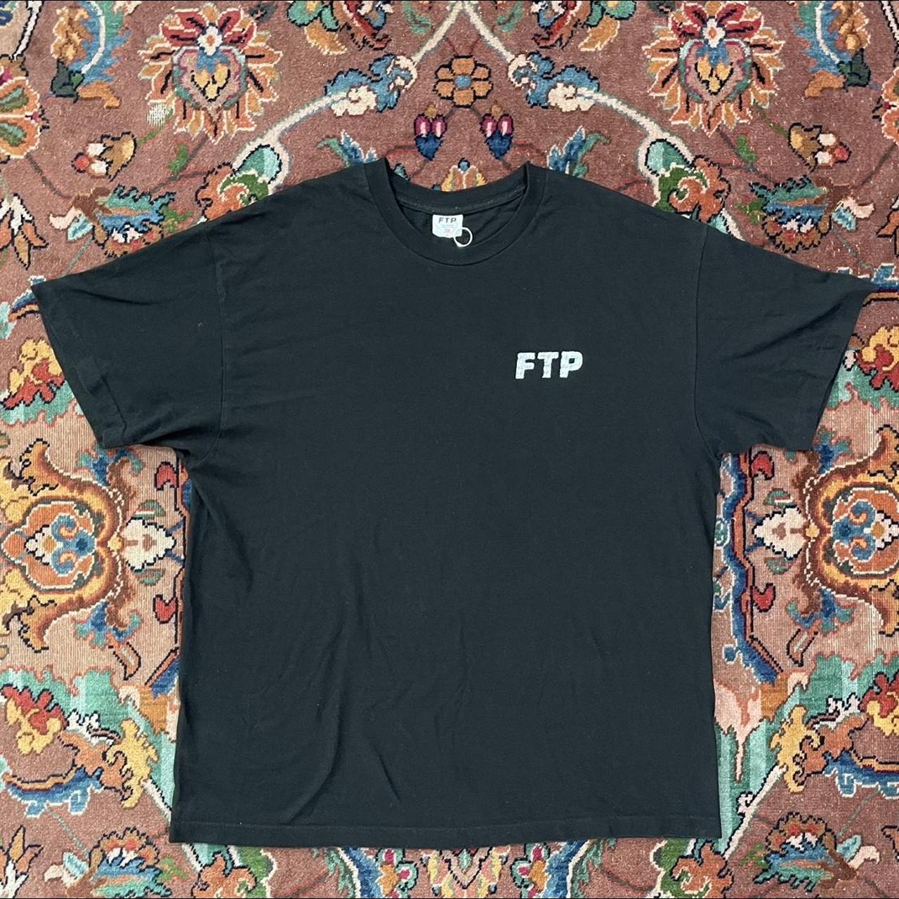 FTP Men's Black T-shirt | Depop