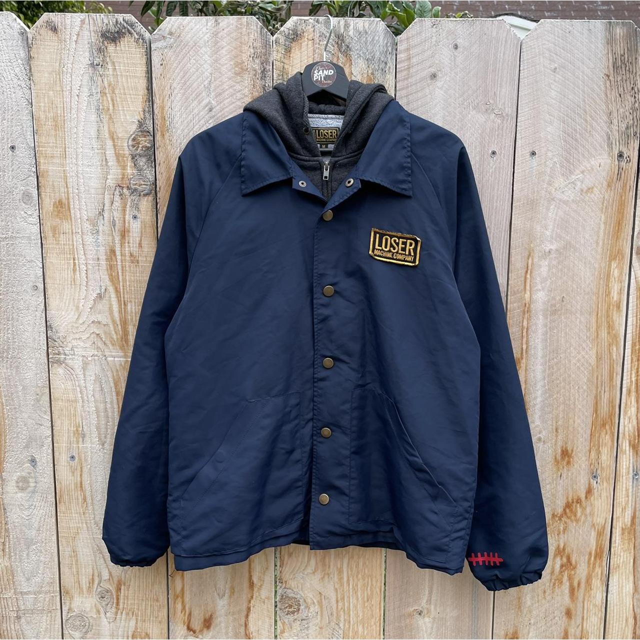 Loser Machine coach jacket with intact hoodie.... - Depop
